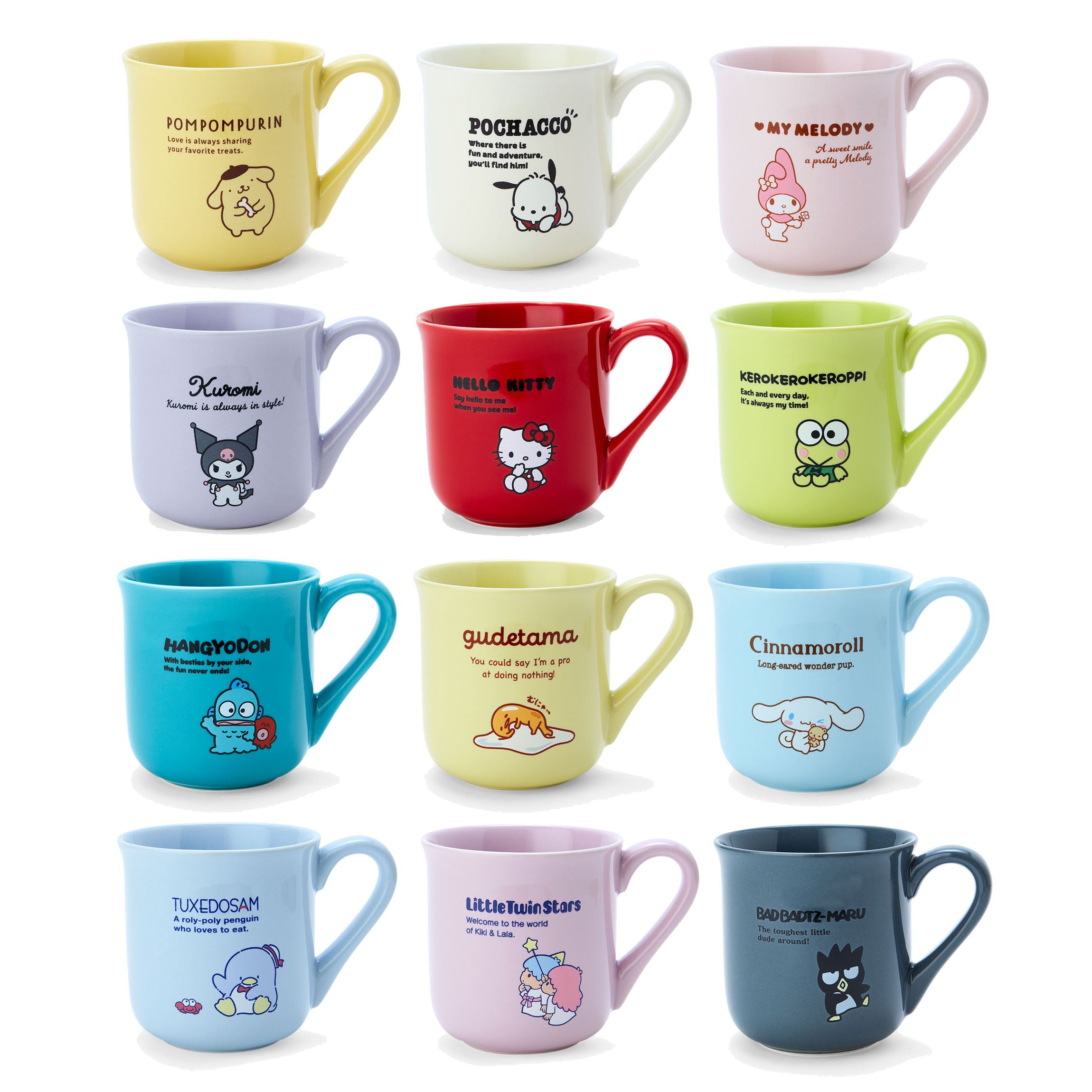 Japan Sanrio Ceramic Mug 260ml (Colorful) – Newbie Village