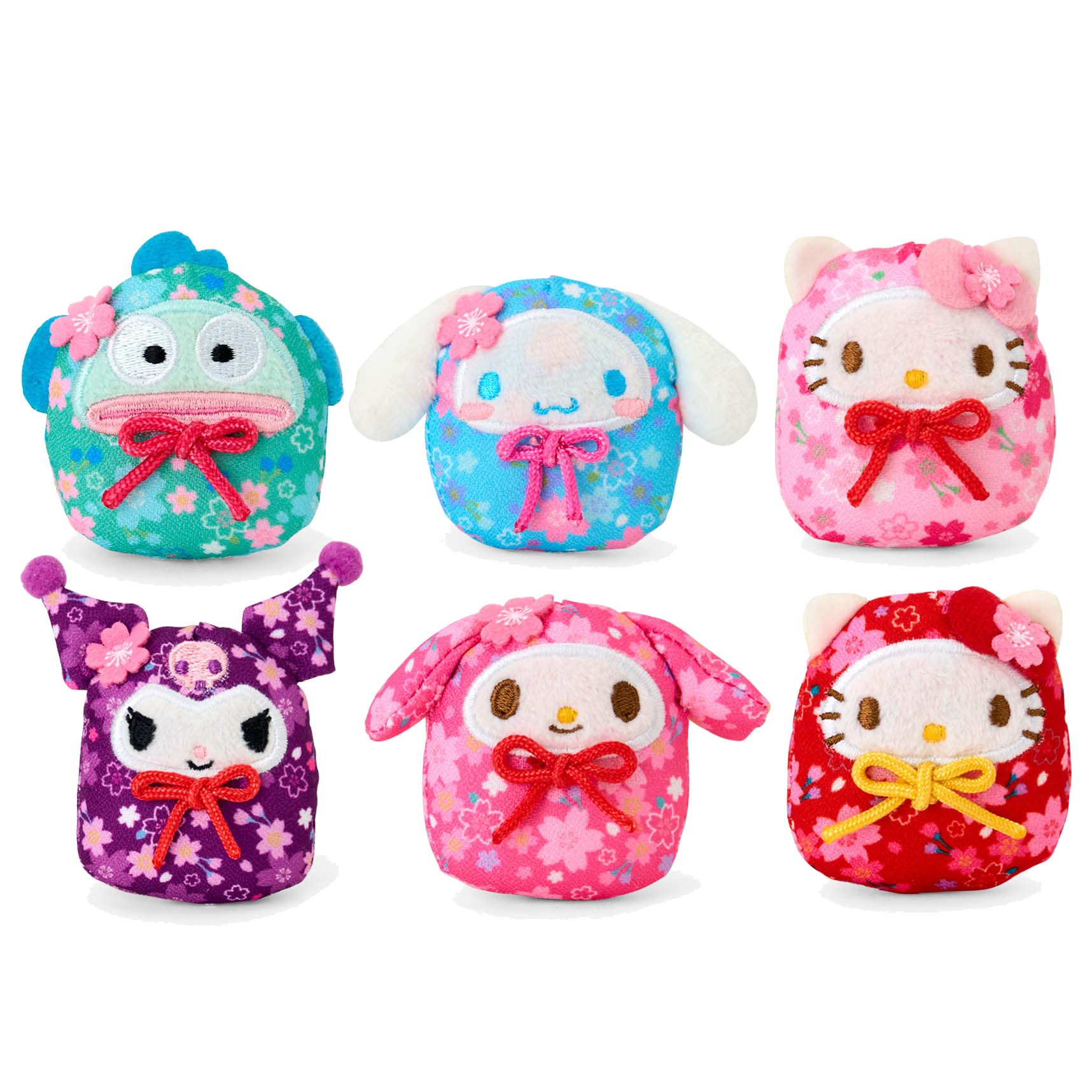 Japan Sanrio Plush Mascot Magnet (Sakura Daruma) – Newbie Village