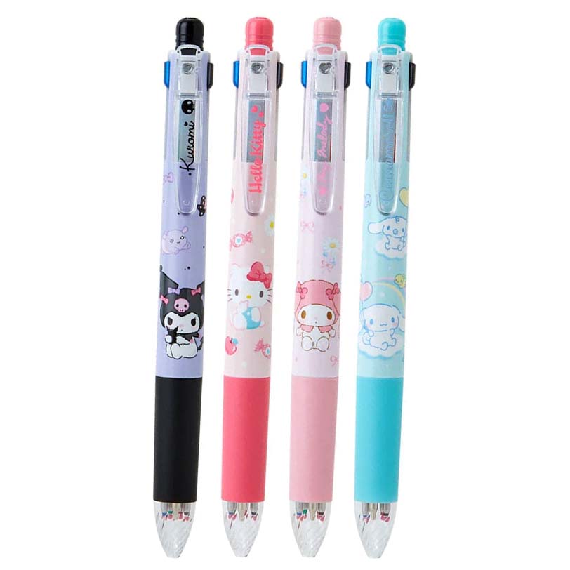 Japan Sanrio SARASA 4 Color Ballpoint Pen & Mechanical Pencil – Newbie ...