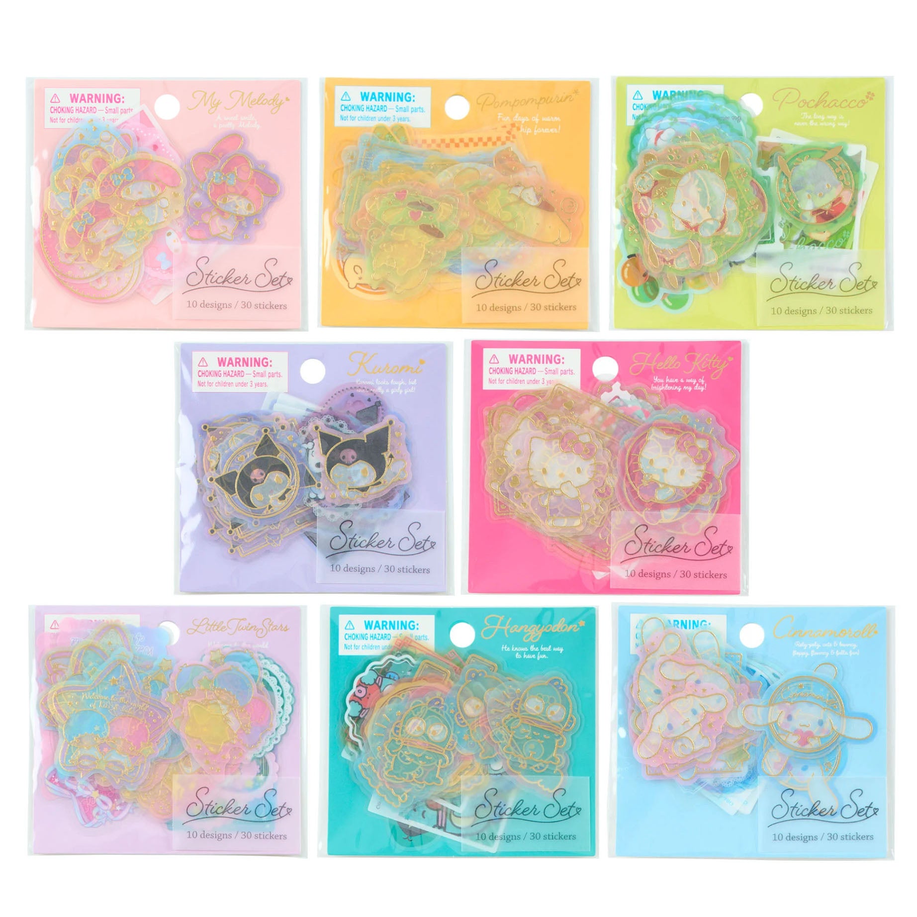 Japan Sanrio Sticker Seal Pack – Newbie Village