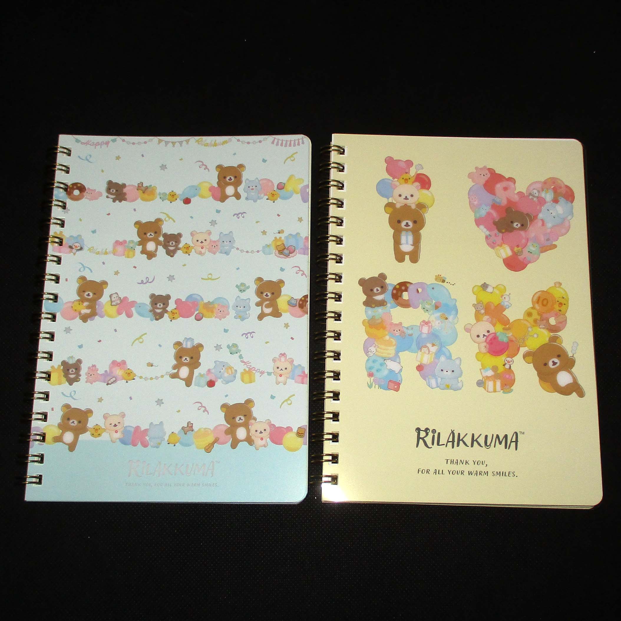 Japan San-X Rilakkuma Spiral Notebook (Happy for you) – Newbie Village